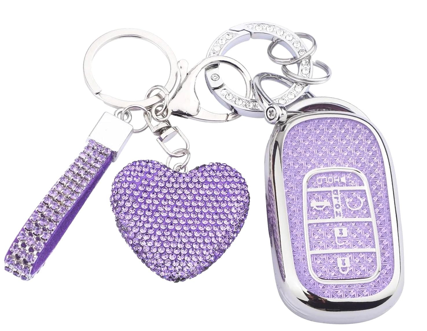 Wellsay key fob cover with Diamond Bling Keychain, offering full ...