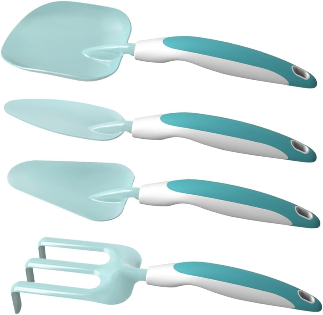 Wellsay ldren's Gardening Tools Kit 4pcs Set Rake Shovel for Boys and ...