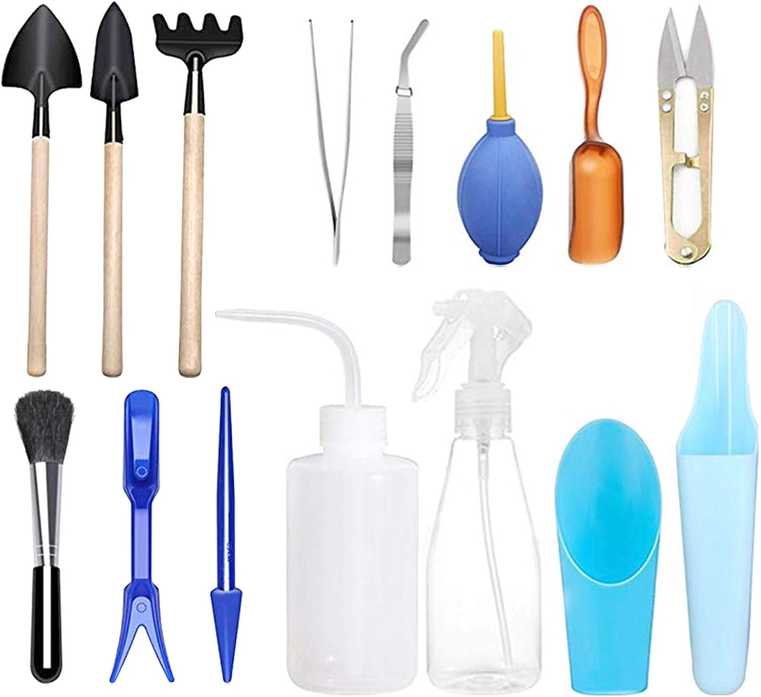 Wellsay sea 15 Pcs Succulent Plants Tools, Garden Hand Transplanting ...