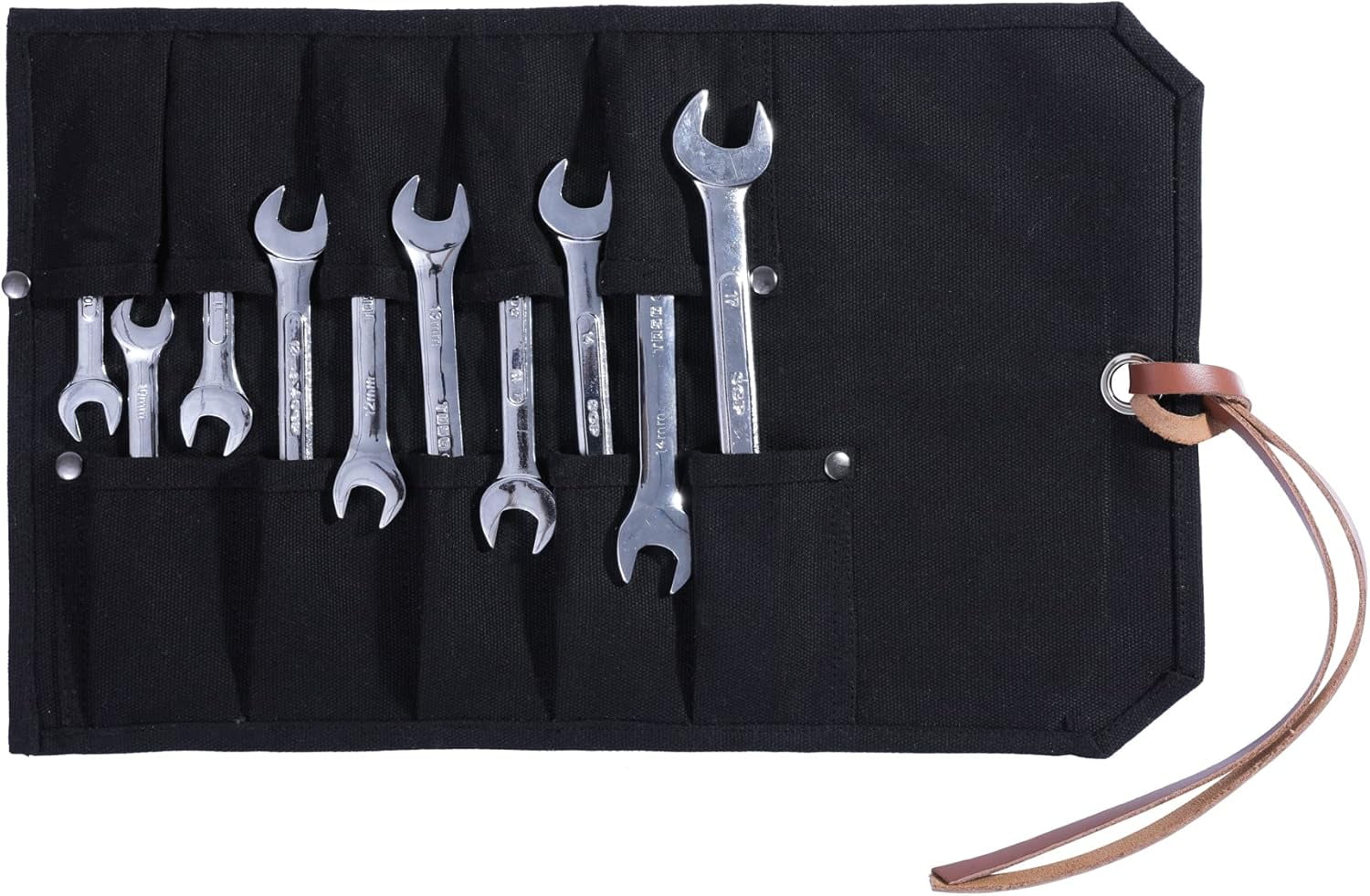 Wellsay sel Roll, Tool Roll Up Bag with 10 staggered tool pockets ...