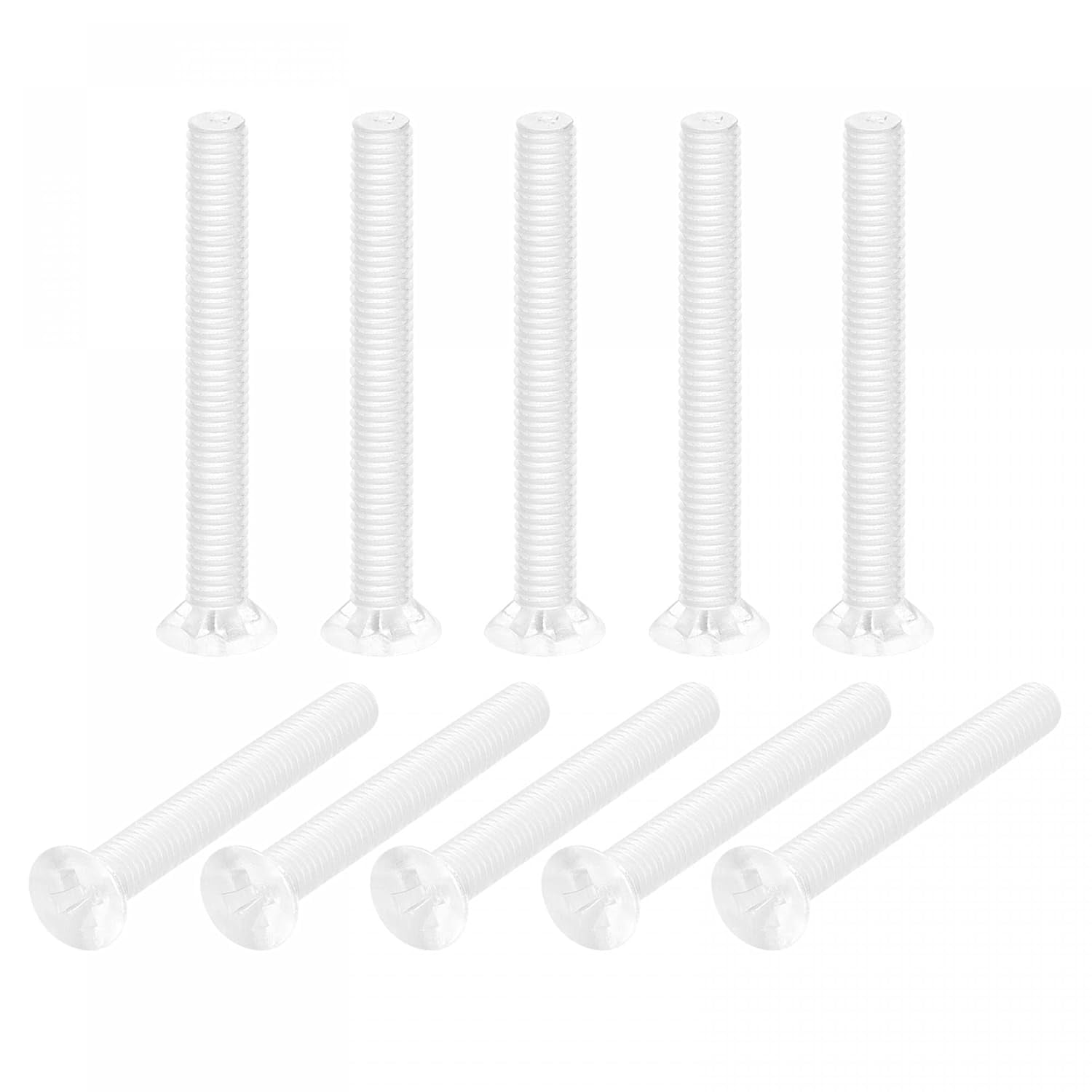Wellsay ul M3 x 25mm Plastic Mane Screws, PC Flat Head Mane Bolts ...
