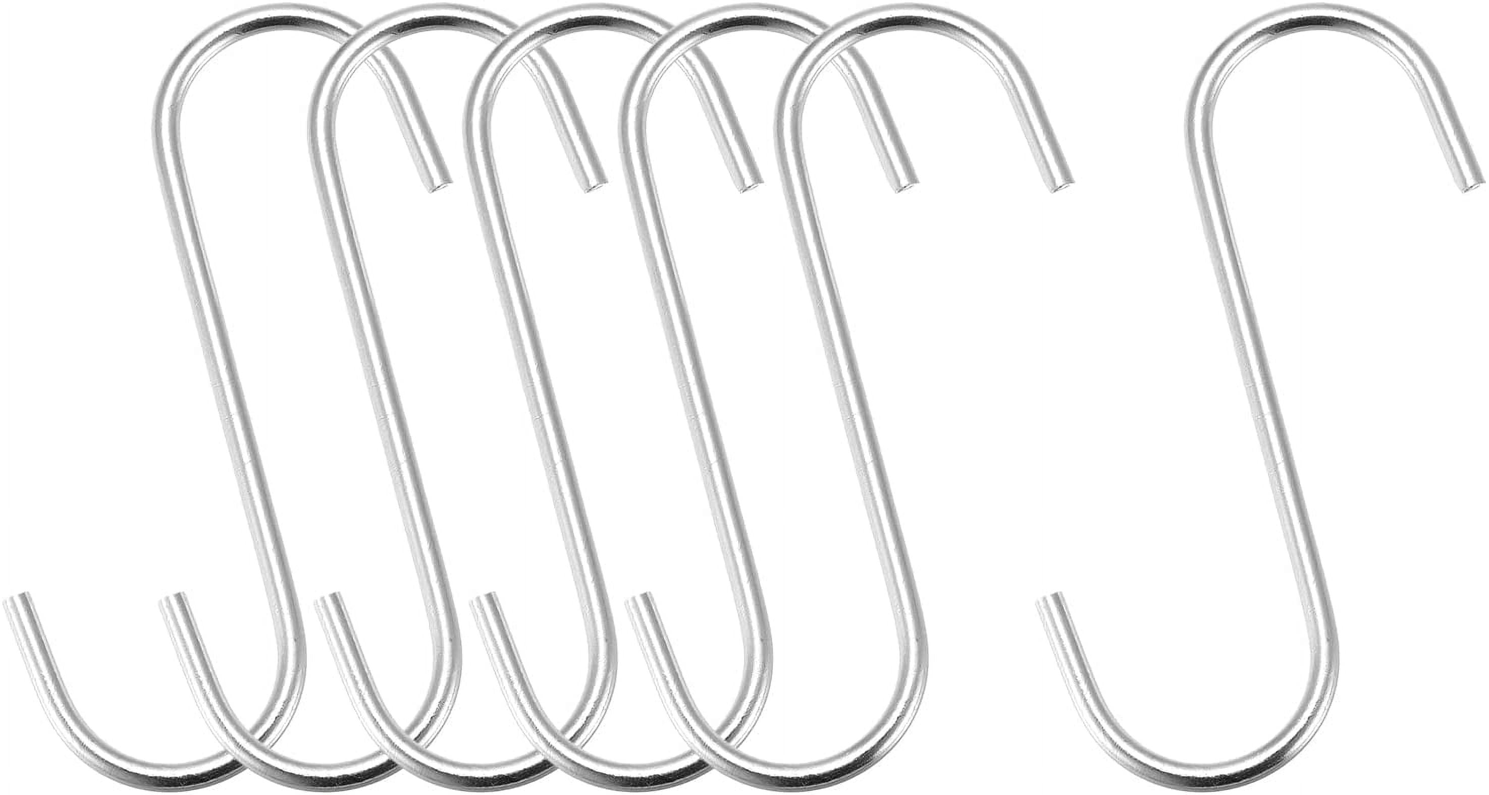 Wellsay ul S Hanging Hooks, 4inch/110mm Extra Long Steel Hanger, Indoor ...
