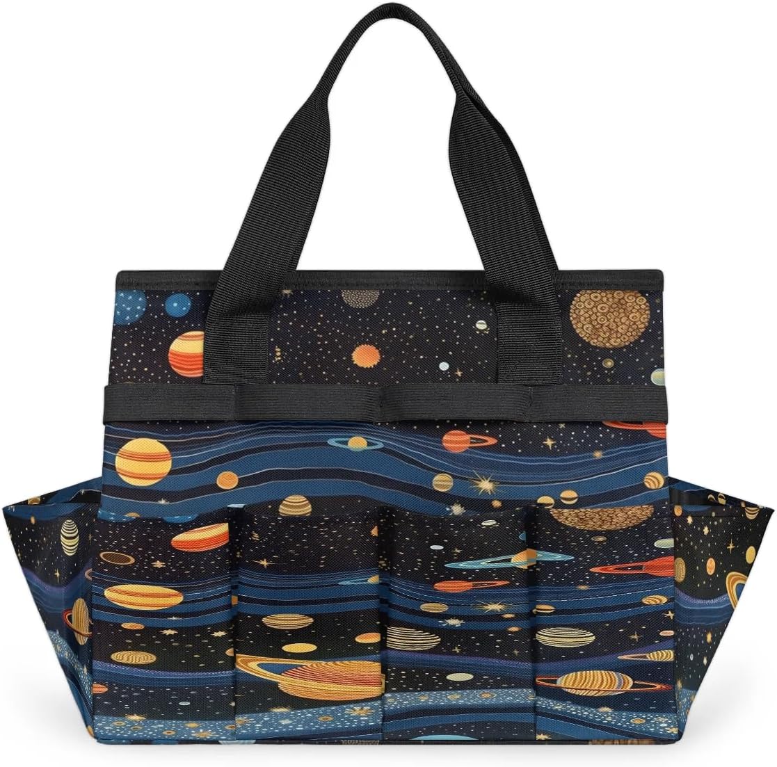 Wellsay verse Space Solar System Garden Tool Bag Garden Organizer with ...