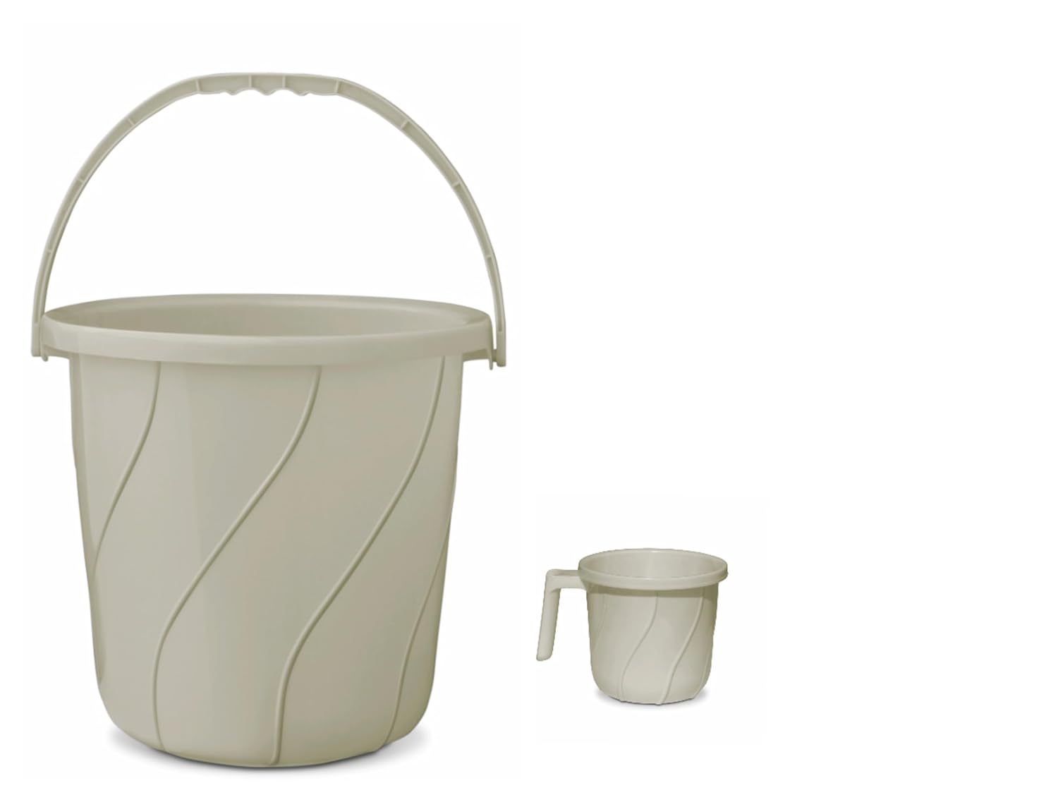 Wellshop Green Bucket 18 Liter and Mug 1 Liter Green Bucket Green ...