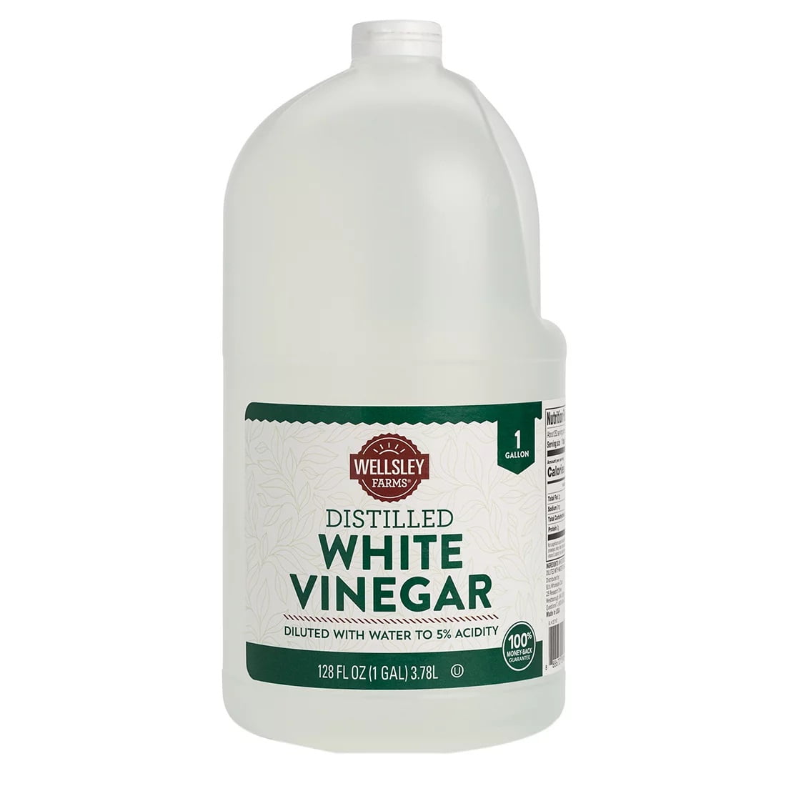 Wellsley Farms Distilled White Vinegar, 1 Gallon, 5% Acidity, Cooking ...