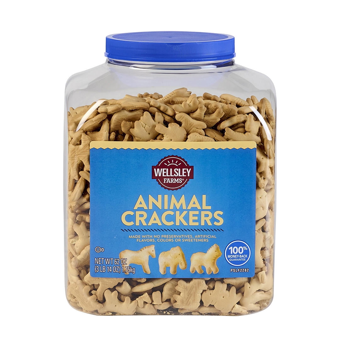 Wellsley Farms Animal Crackers, 62 oz (Pack of 2) - Walmart.com