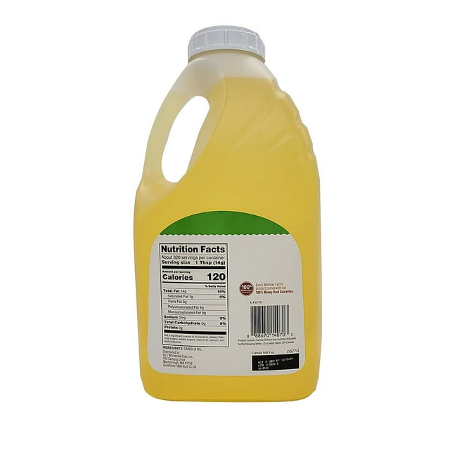 Wellsley Farms Canola Oil, 5 qt. - Walmart.com