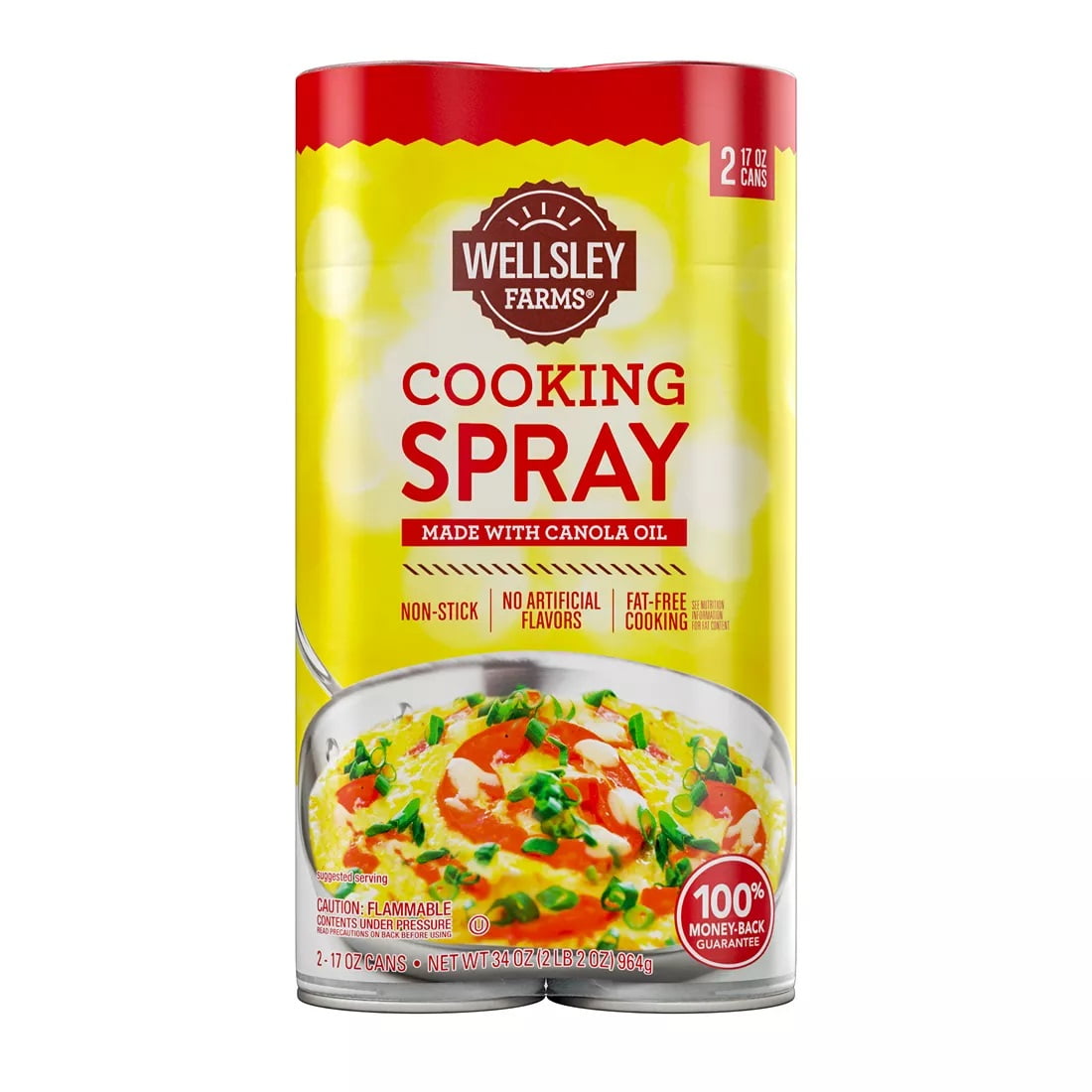 Wellsley Farms Cooking Spray, 2 ct. - Walmart.com