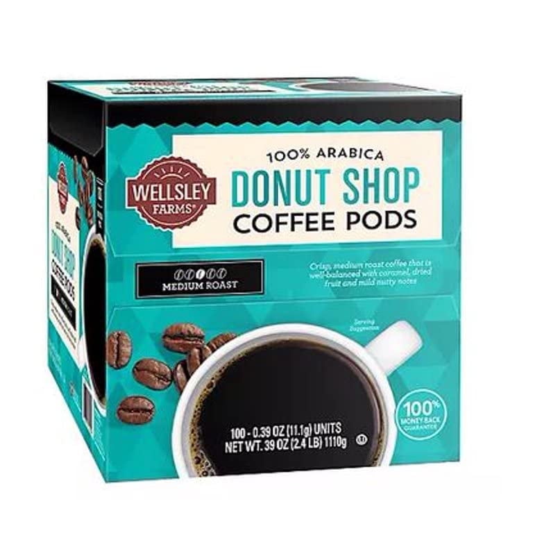 Wellsley Farms Donut Shop Coffee Pods 100 CT - Walmart.com