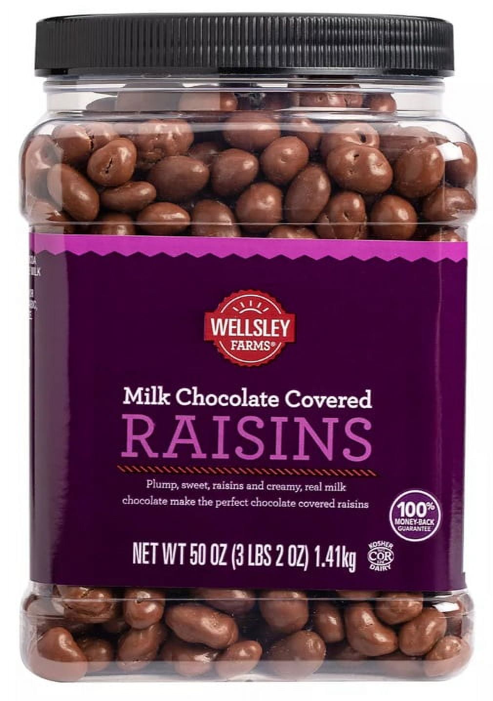 Wellsley Farms Milk Chocolate Covered Raisins, 50 oz. - Walmart.com