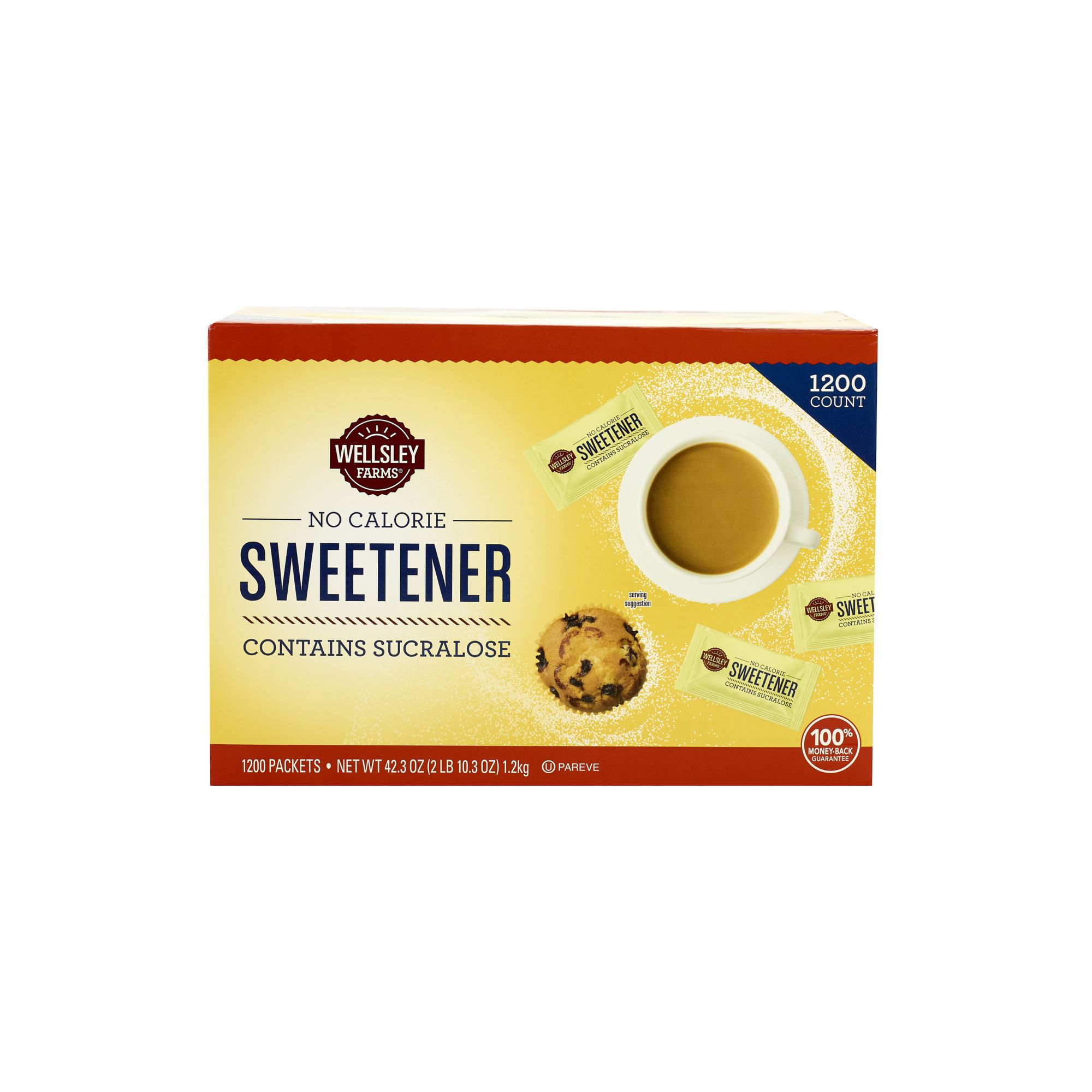 Wellsley Farms Yellow Sweetener, 1200 ct. - Walmart.com