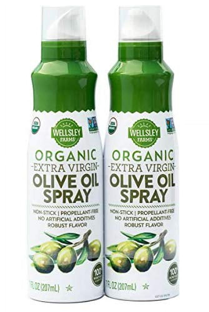 Wellsley Farms Organic Extra Virgin Olive Oil Spray 2 ct. Non Stick ...