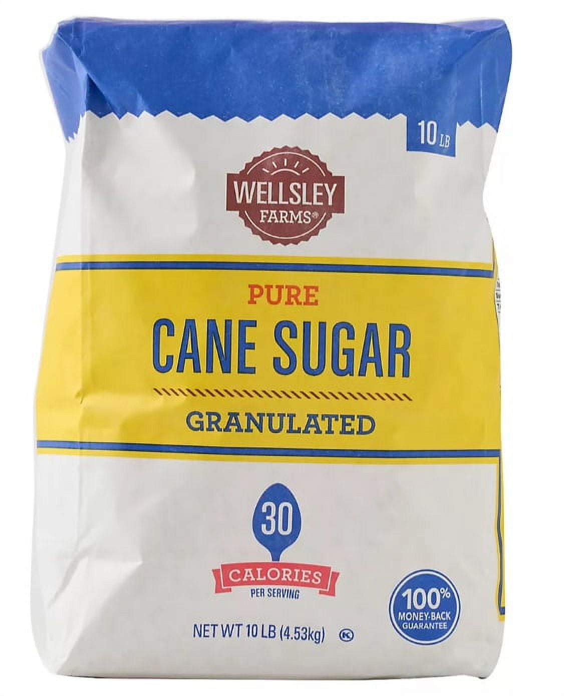 Wellsley Farms Premium Pure Cane Granulated Sugar, 10 IB - Walmart.com