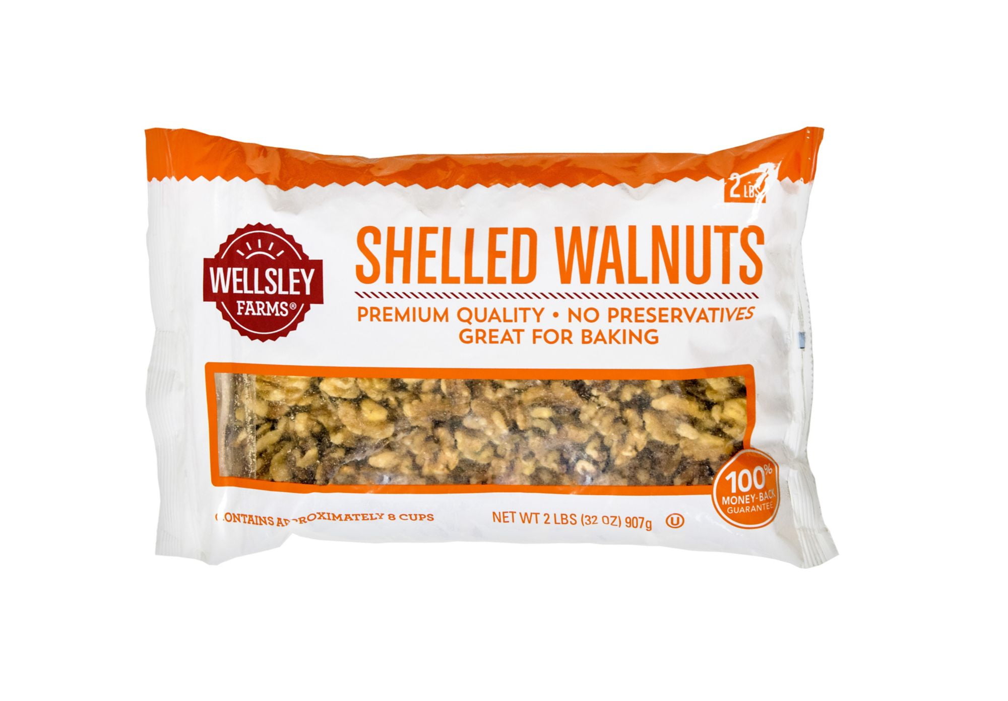Wellsley Farms Shelled Walnuts, 32 oz. - Walmart.com