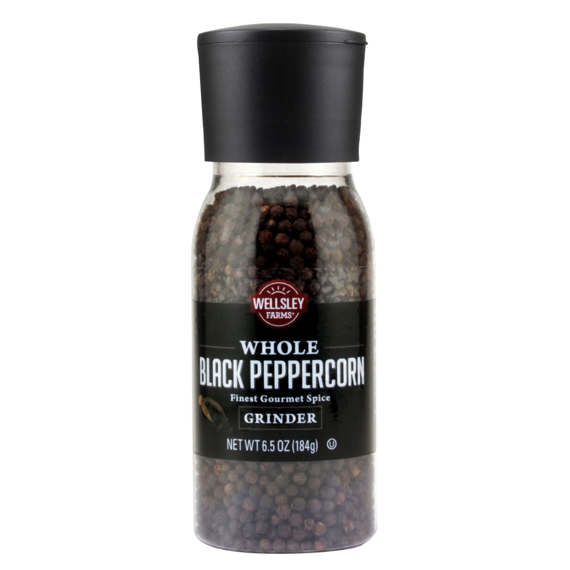 Wellsley Farms Whole Black Peppercorn Grinder, 6.5 oz. - Walmart.com