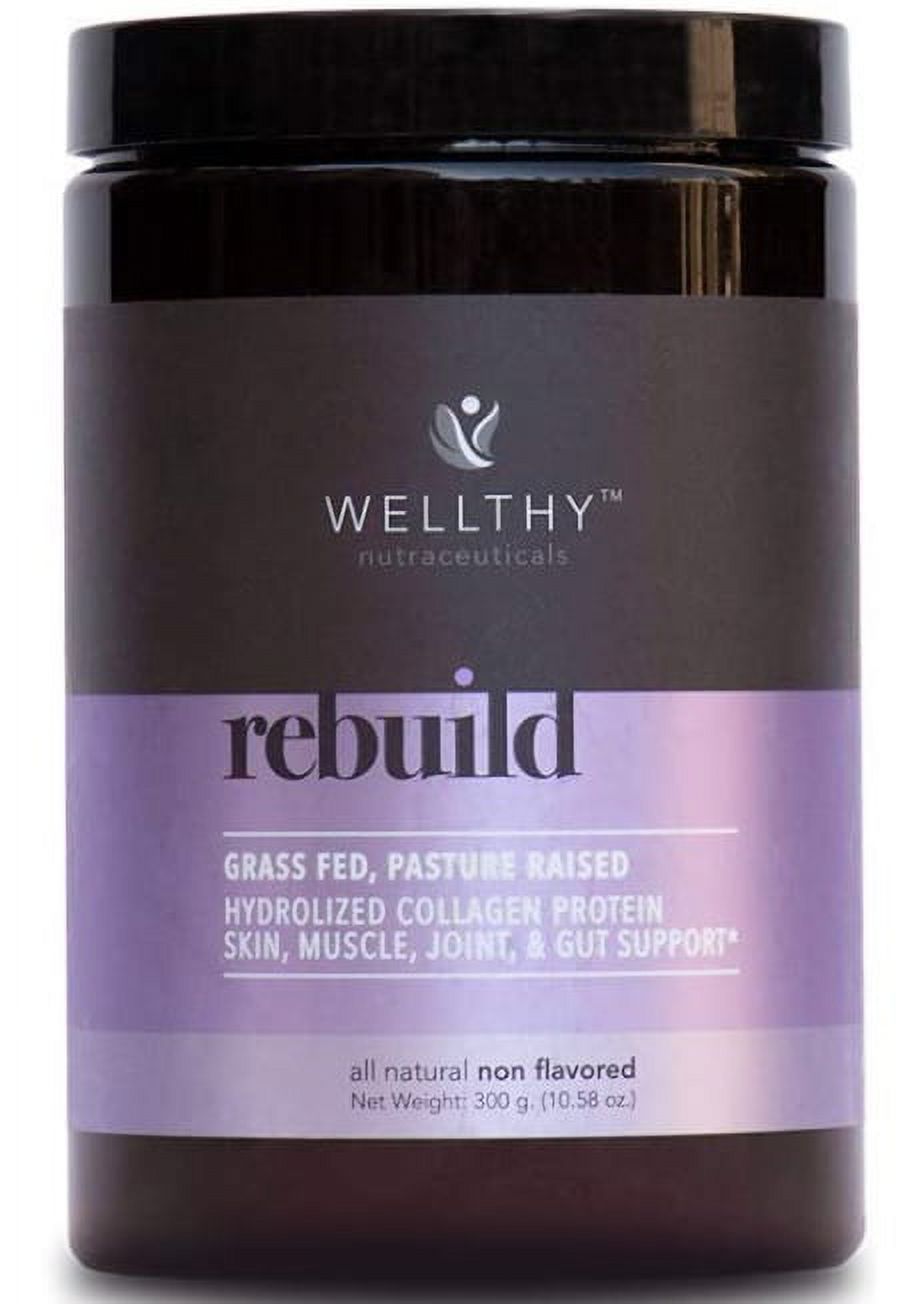 Wellthy Rebuild Hydrolyzed Collagen Protein Powder - Walmart.com