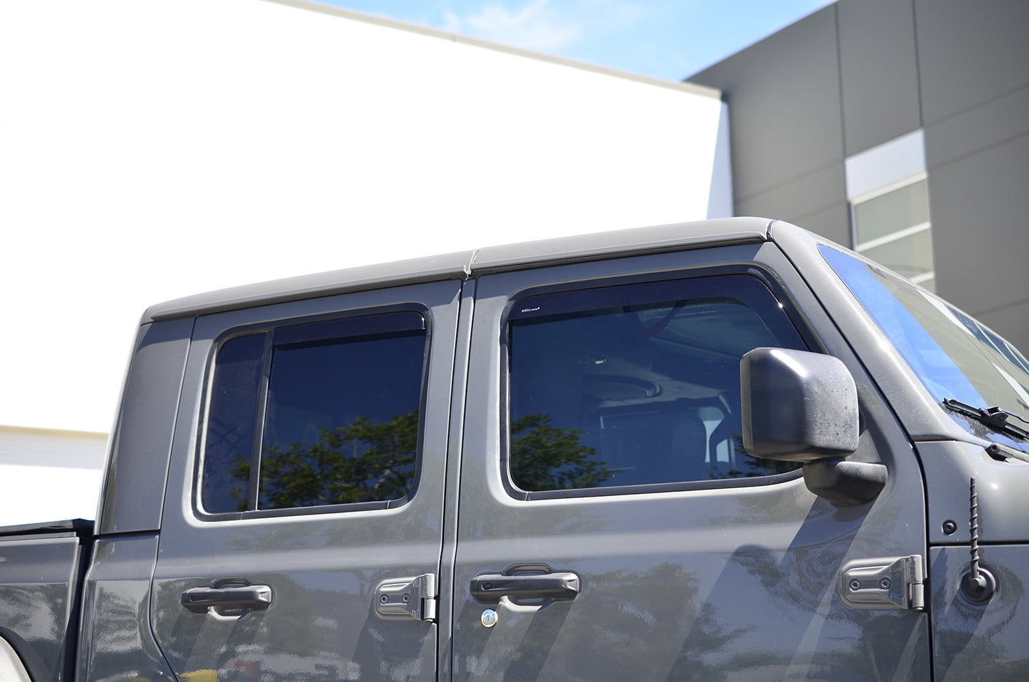 Wellvisors In-Channel Window Visors Wind Deflector 4 Pcs for Jeep ...
