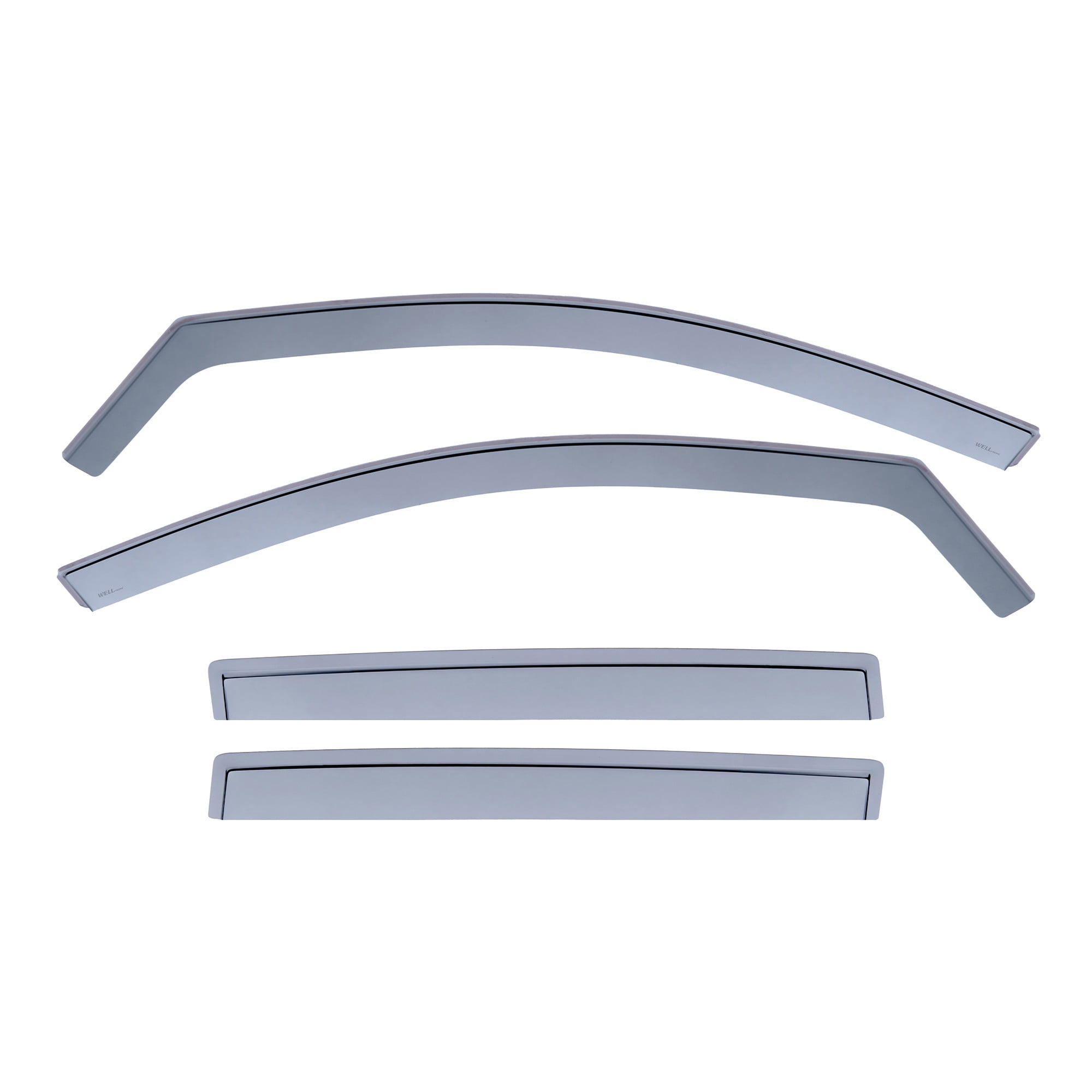 Wellvisors In-Channel Window Visors Wind Deflector Front Only for ...