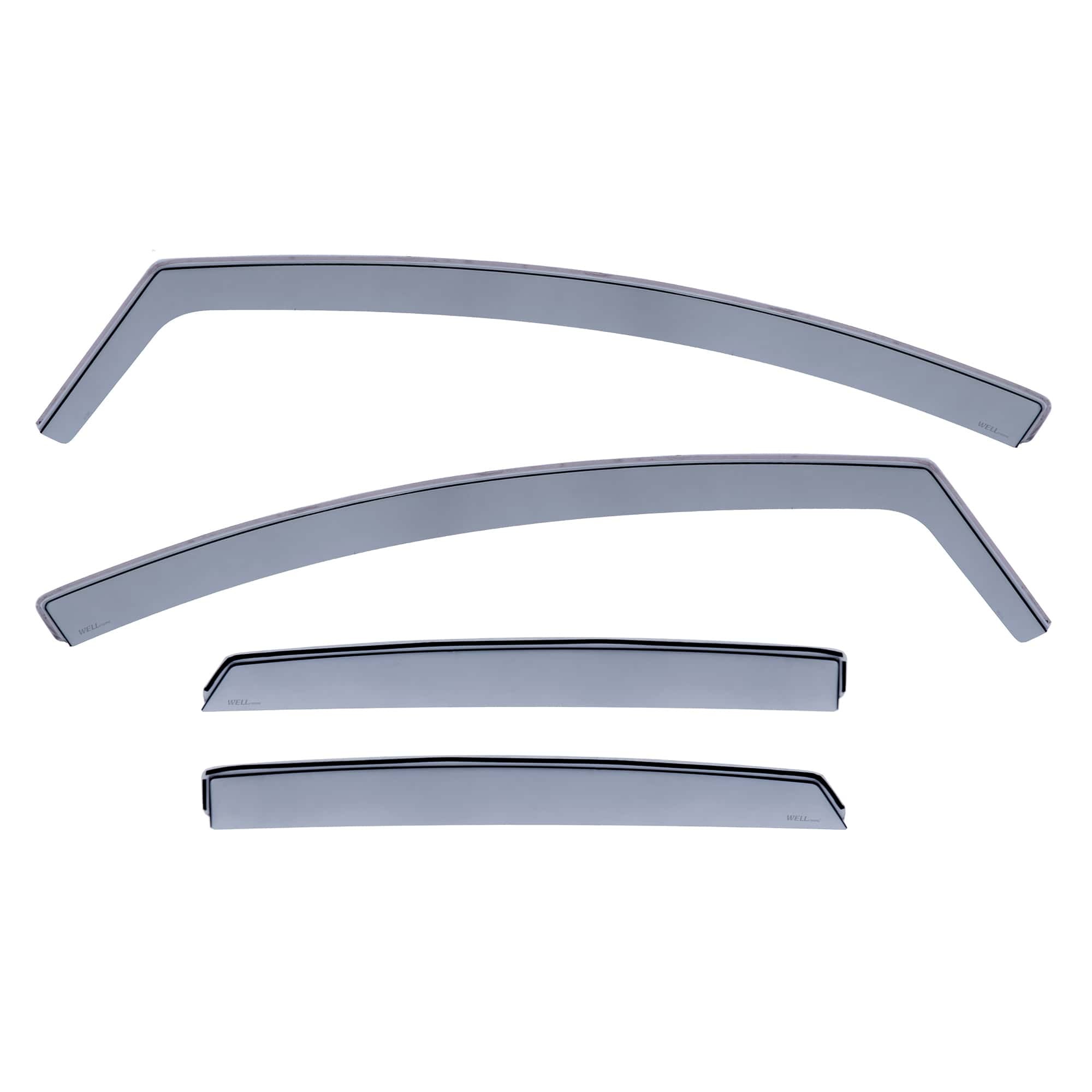 Wellvisors In-Channel Window Visors Wind Deflector Front and Rear for ...