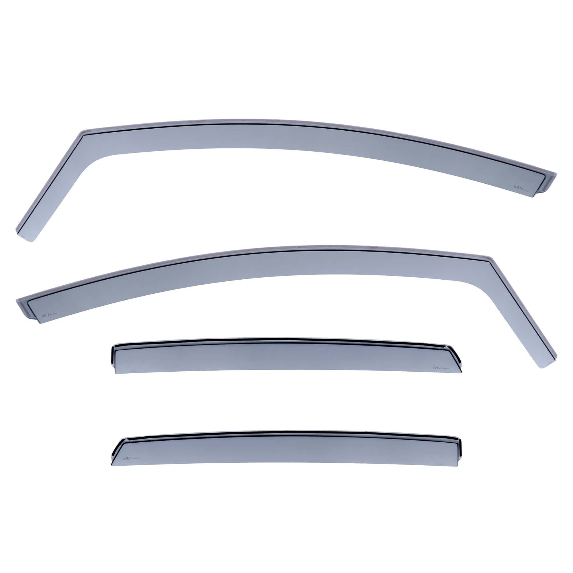 Wellvisors In-Channel Window Visors Wind Deflector Front and Rear for ...