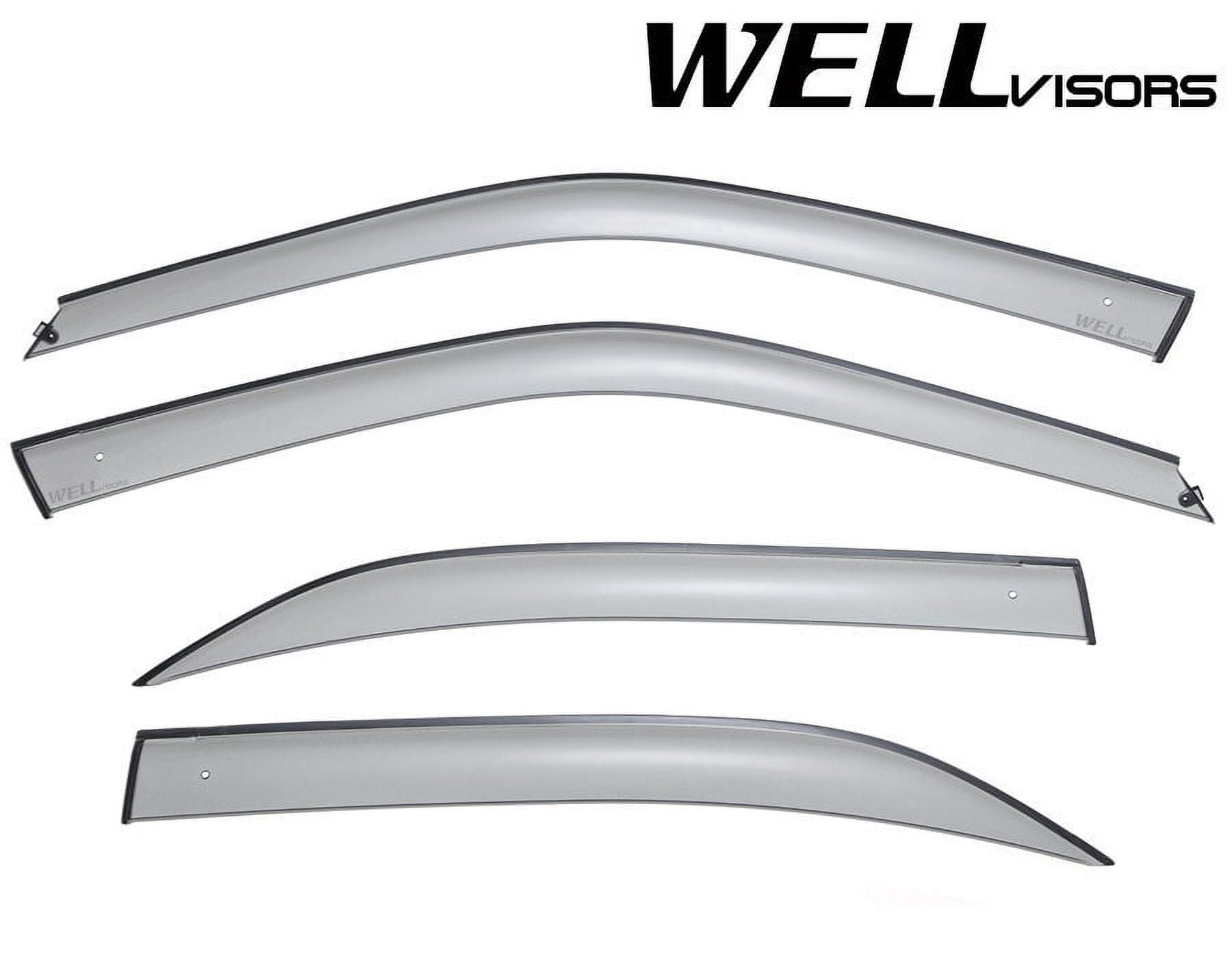 Wellvisors Side Window Visors Deflectors Rain Guards Premiums Series ...