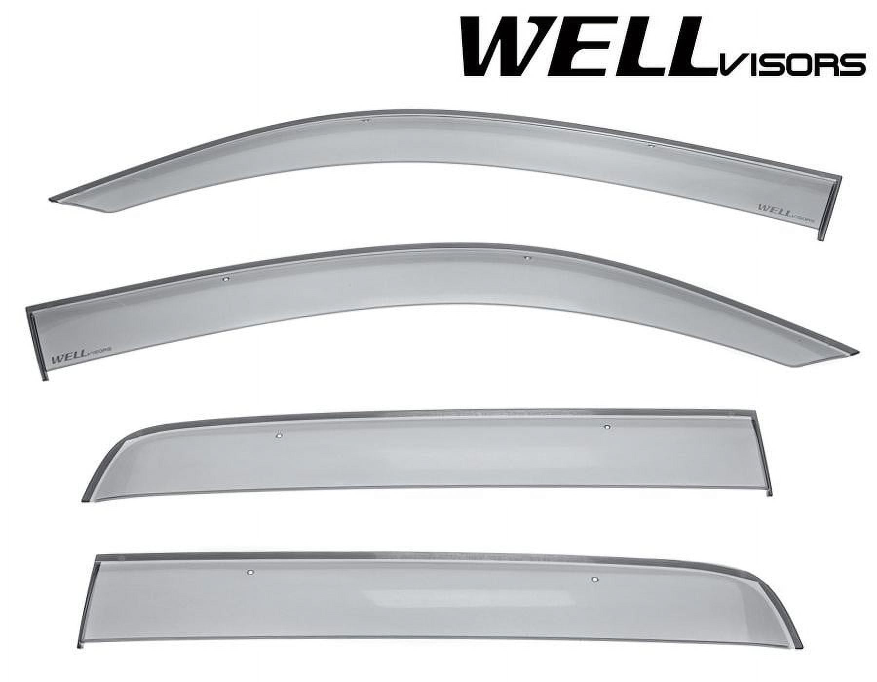 Wellvisors Side Window Visors Deflectors Rain Guards Premiums Series ...
