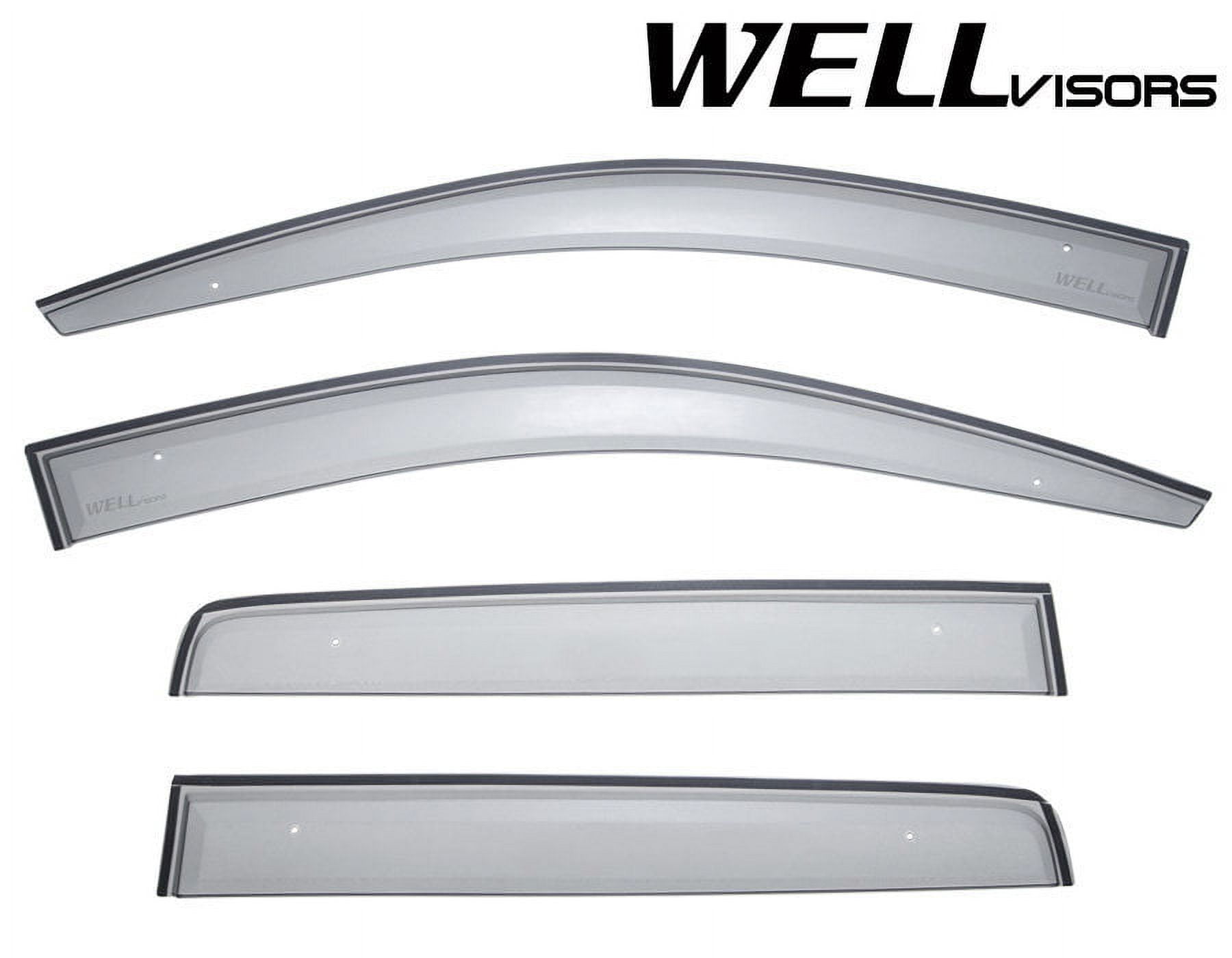 Wellvisors Side Window Visors Deflectors Rain Guards Premiums Series ...