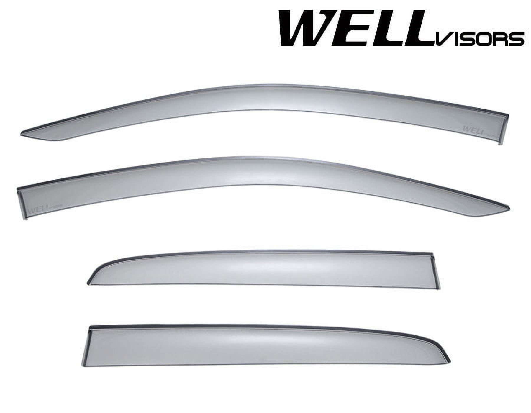 Wellvisors Side Window Visors Wind Deflectors Rain Guard Premiums ...