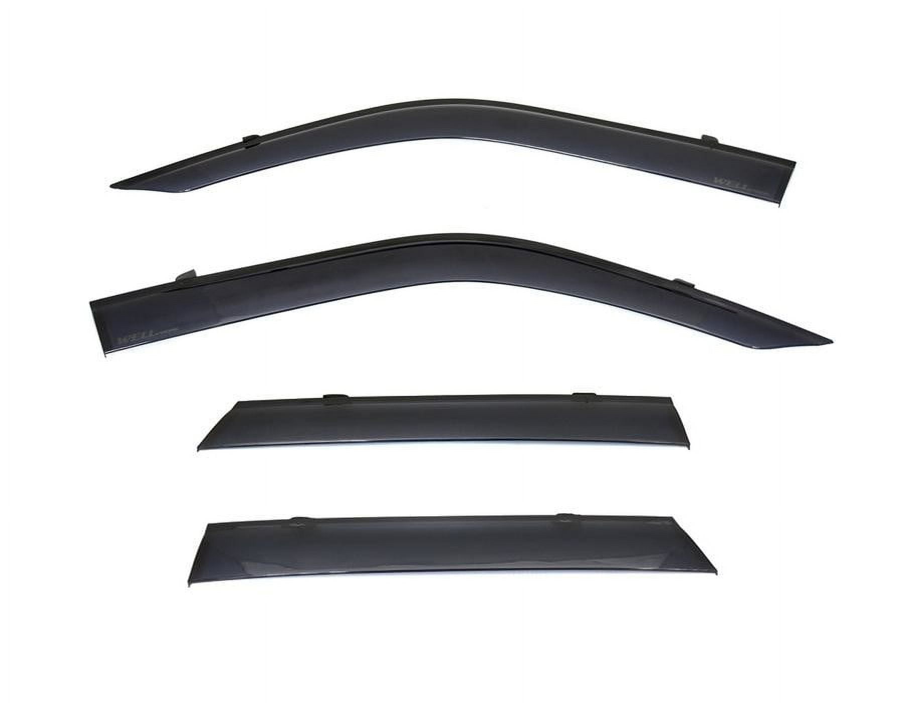 Wellvisors Side Window Visors Wind Deflectors Rain Guard Premiums ...