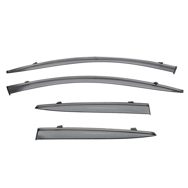 Wellvisors Side Window Visors Wind Deflectors Rain Guard With Black ... Wellvisors Side Window Visors Wind Deflectors Rain Guard With Black ...