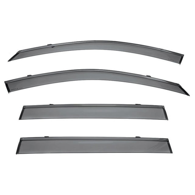 Wellvisors Side Window Visors Wind Deflectors Rain Guard With BlackTrim ...