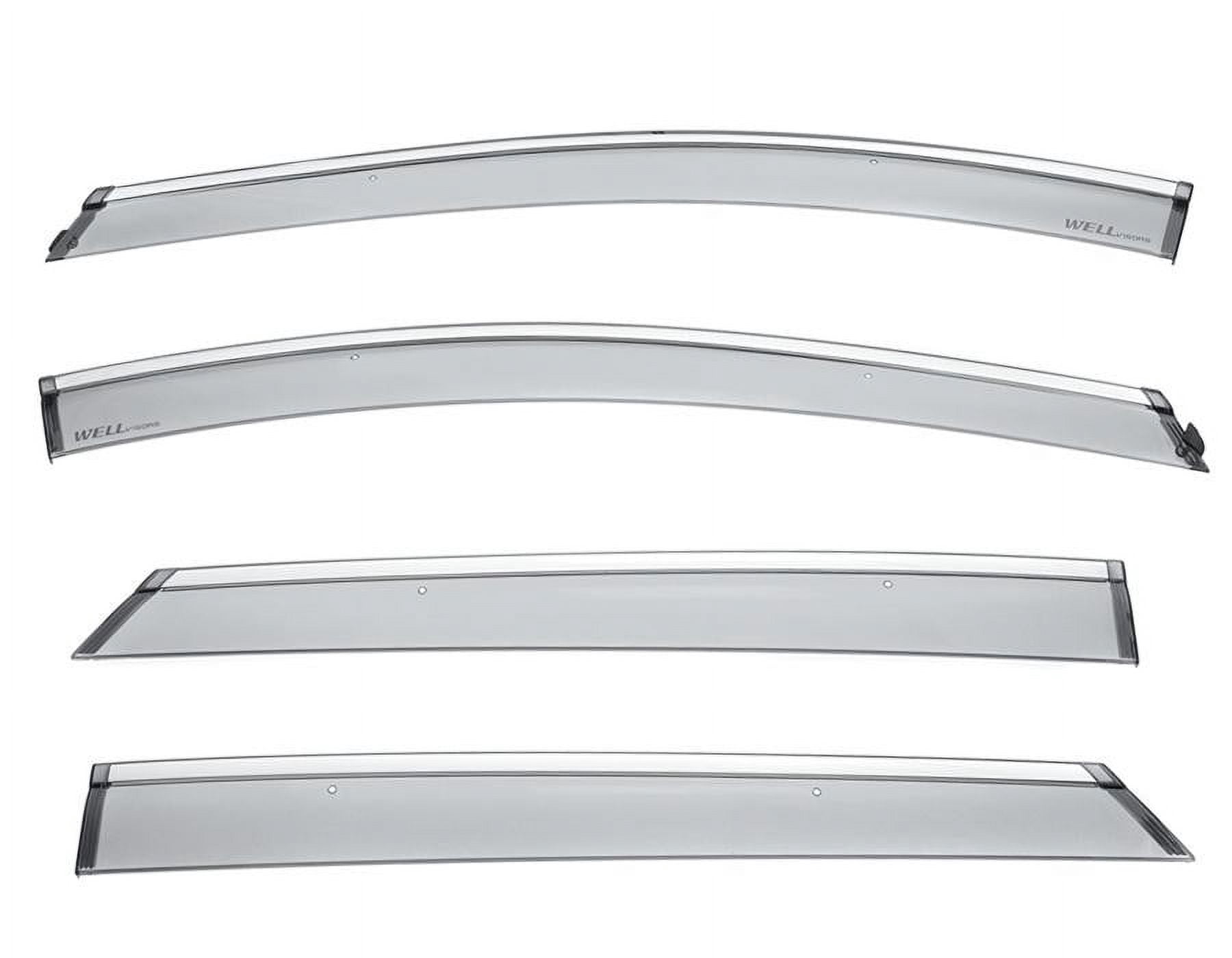 WellVisors Side Window Visors, Wind Deflectors for 2017-2024 Chevrolet ...