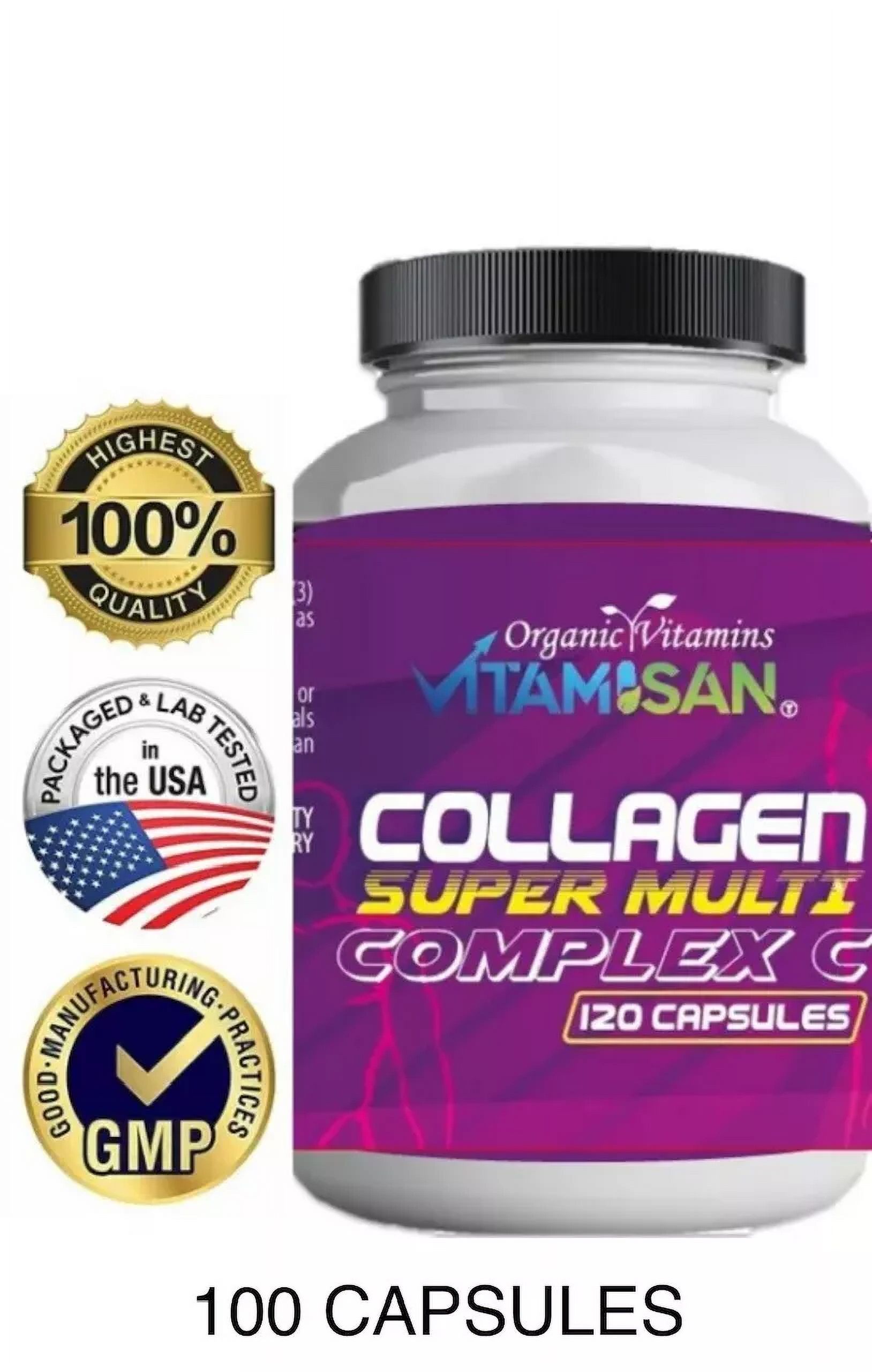 Wellvita 100% Natural Multi Collagen Peptides Anti Aging Skin Collagen ...