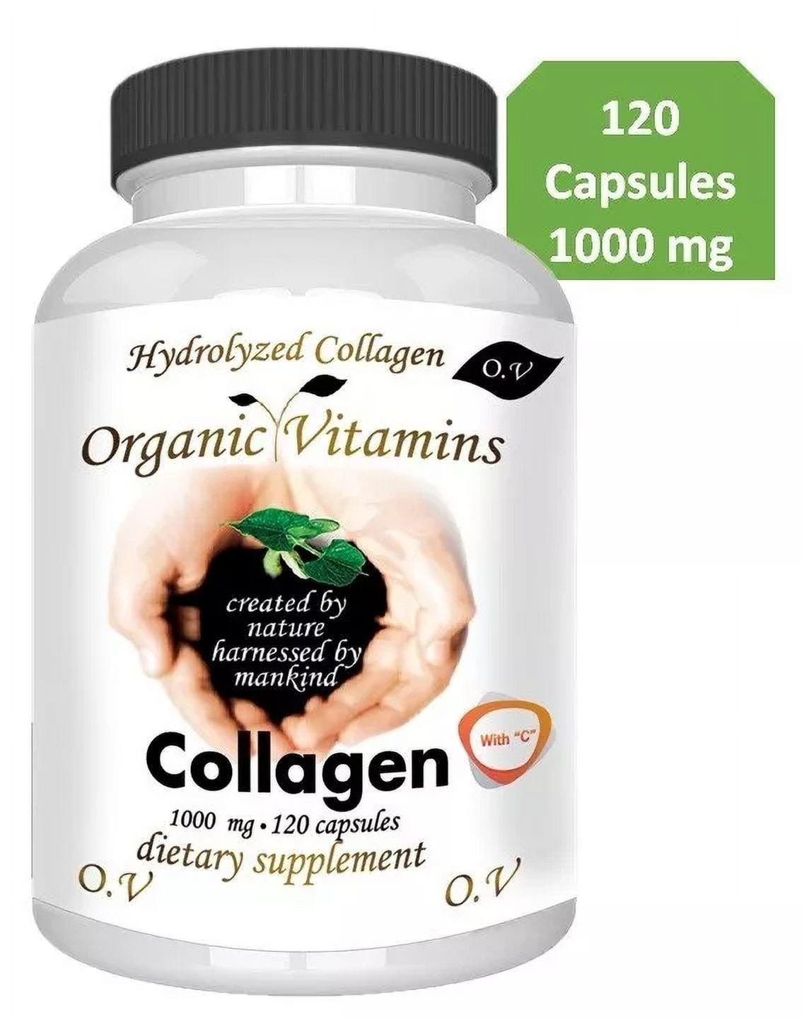 Wellvita 120 Hydrolized Collagen organic capsules colageina 10, colagen ...