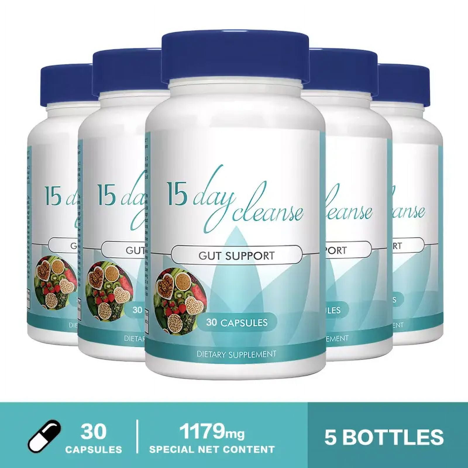 Wellvita 15 Day Cleanse -Gut & Colon Support,Digestive Health ...