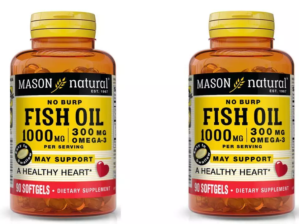 Wellvita 2 X 90 = 180 Softgels Natural No Burp Omega-3 Fish Oil 1000mg ...