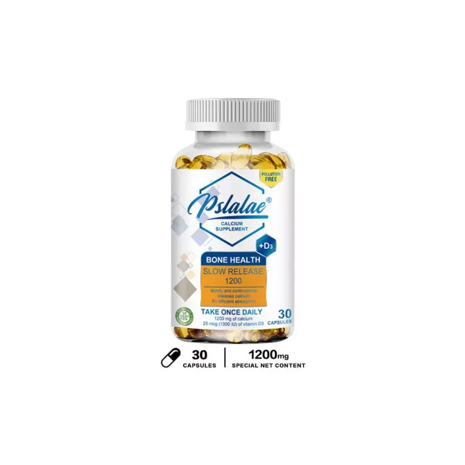 Wellvita Calcium Supplement 1200mg-Vitamin D-Strong Bones & Muscle ...