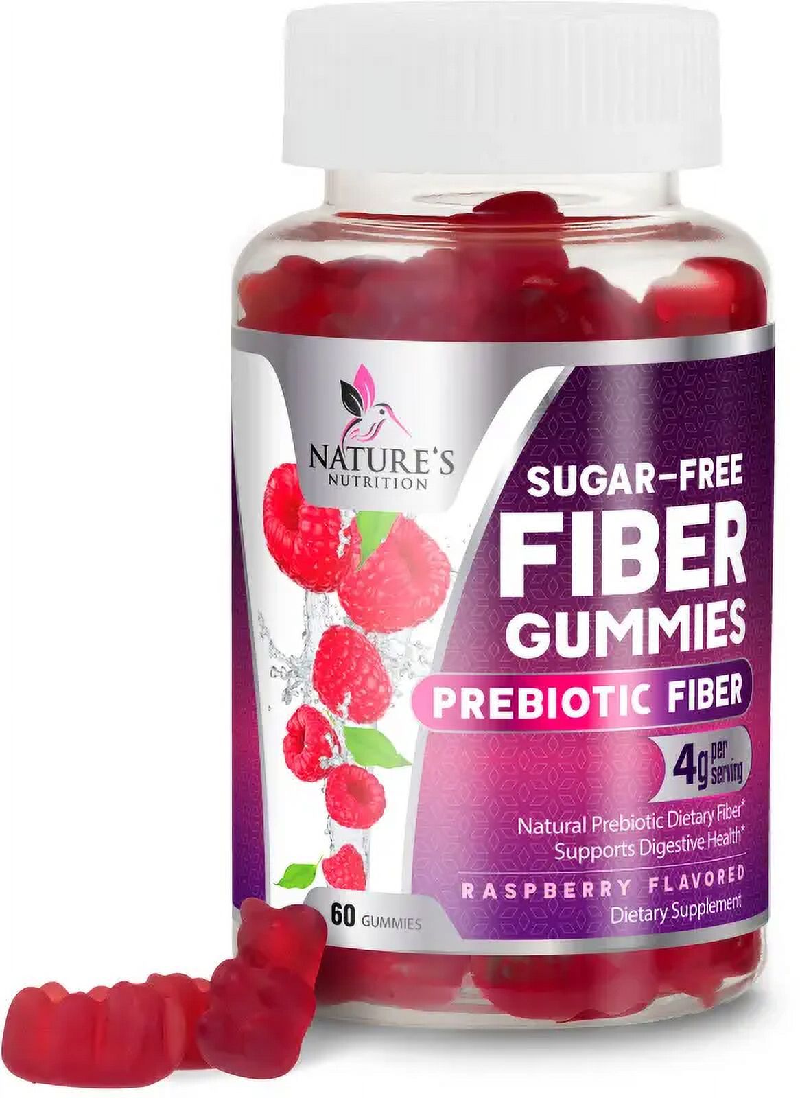 Wellvita Fiber Gummies Sugar Free, Supports Digestive Health & Supports ...