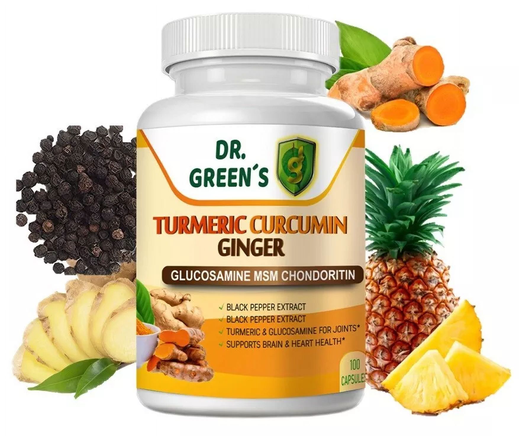 Wellvita Glucosamine with Chondroitin Turmeric MSM Triple Strength ...