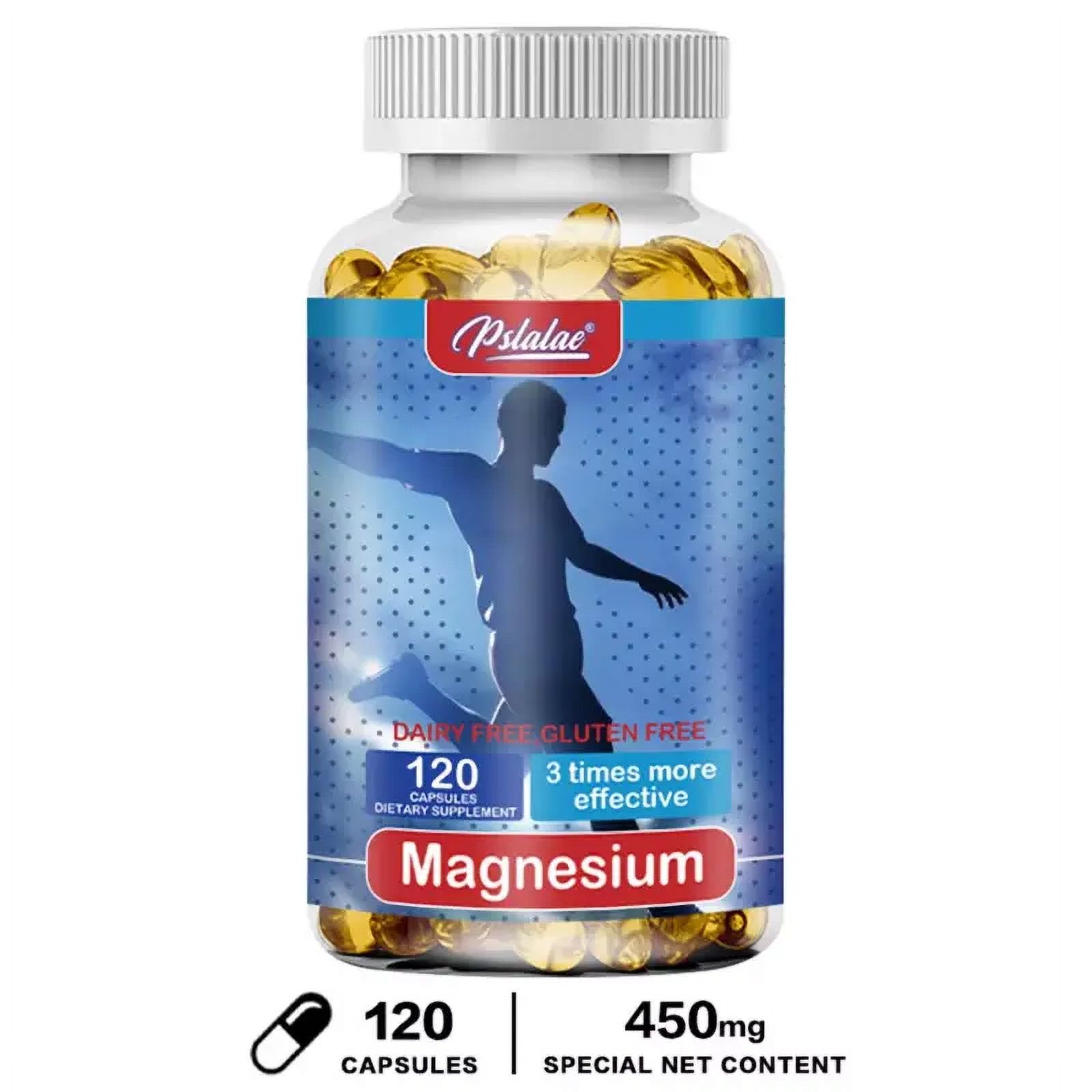 Wellvita High Absorption Magnesium-Relieve Leg Cramps, Anti-stress ...