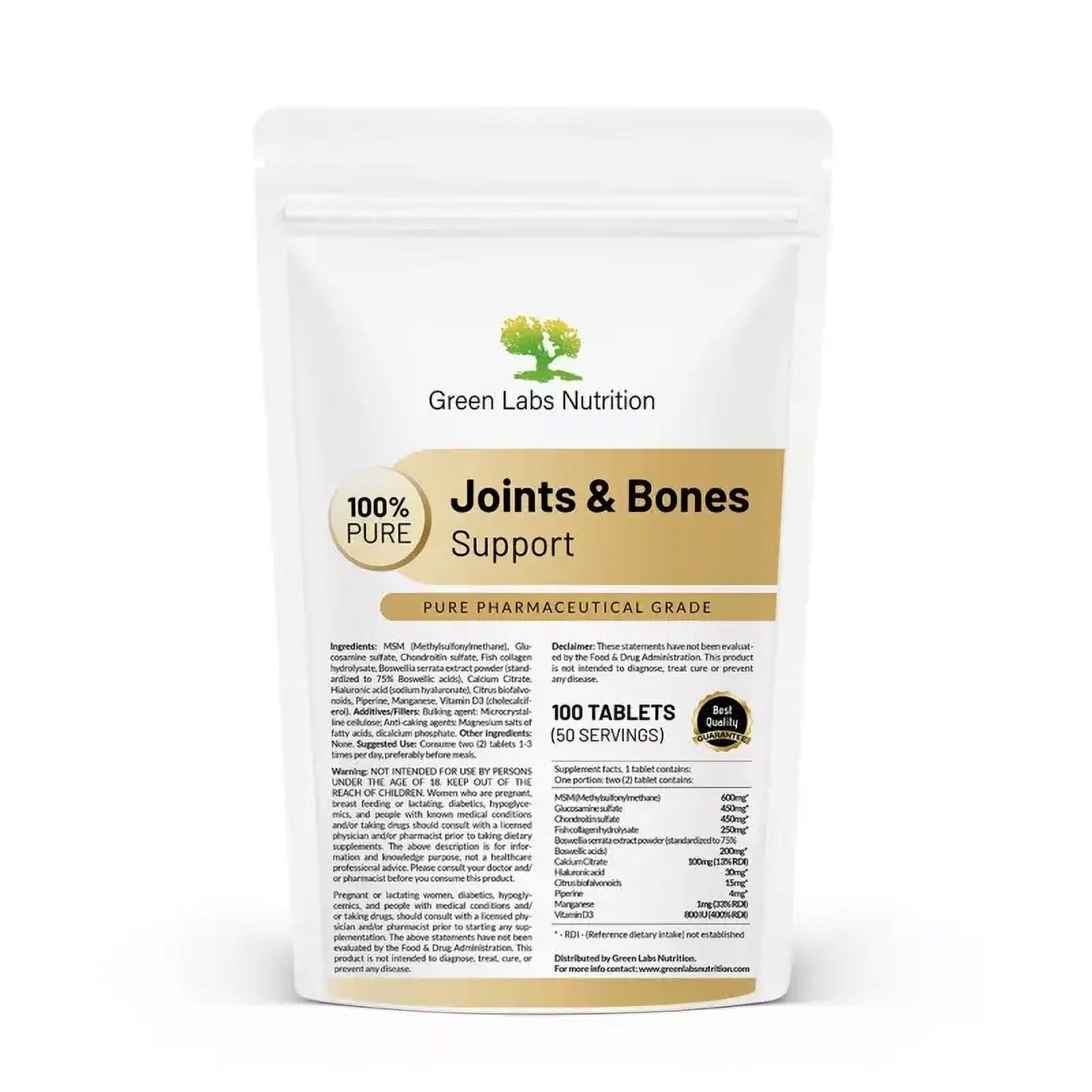 Wellvita Joint And Bone Support Tablets Potent Multi Formula for Joints ...