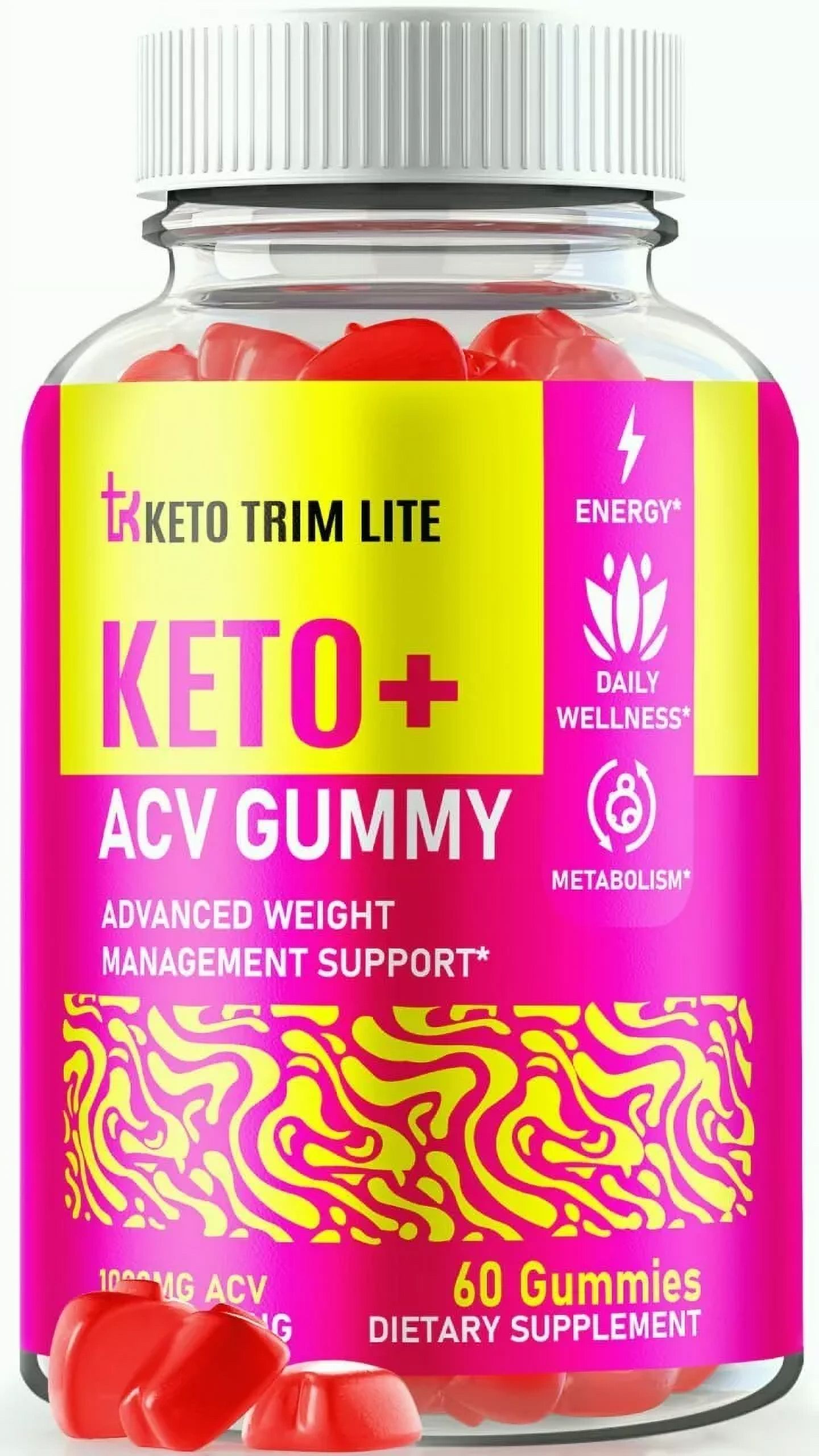 Wellvita Keto Trim Lite ACV Gummies, KetoTrimLite for Weight Loss & Fat ...