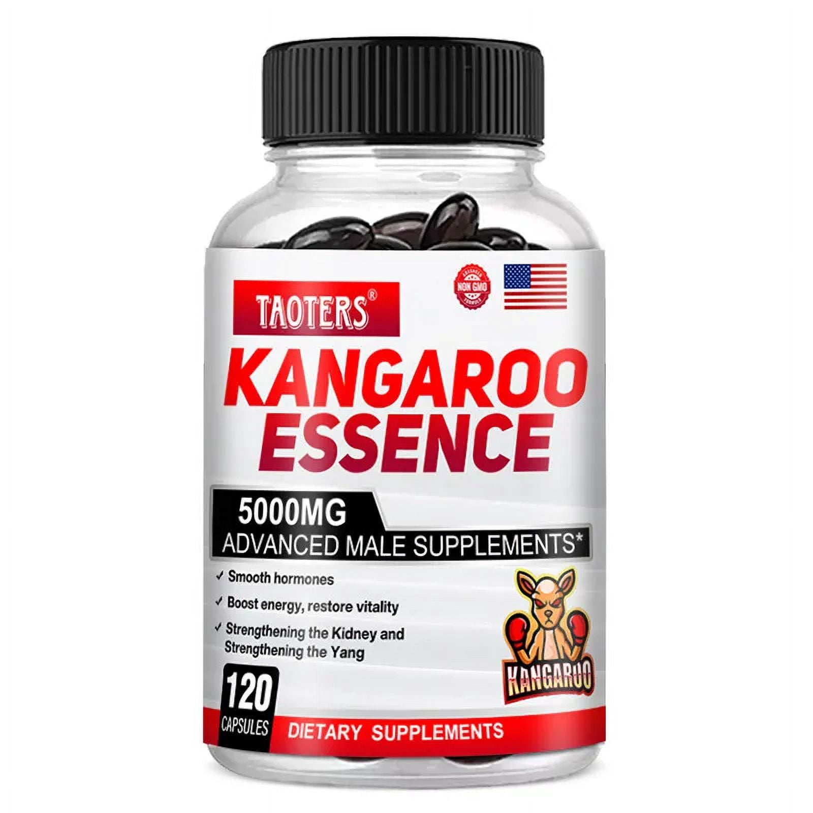 Wellvita L-Arginin Nitric Oxide, Testosteron Booster, With Kangaroo ...