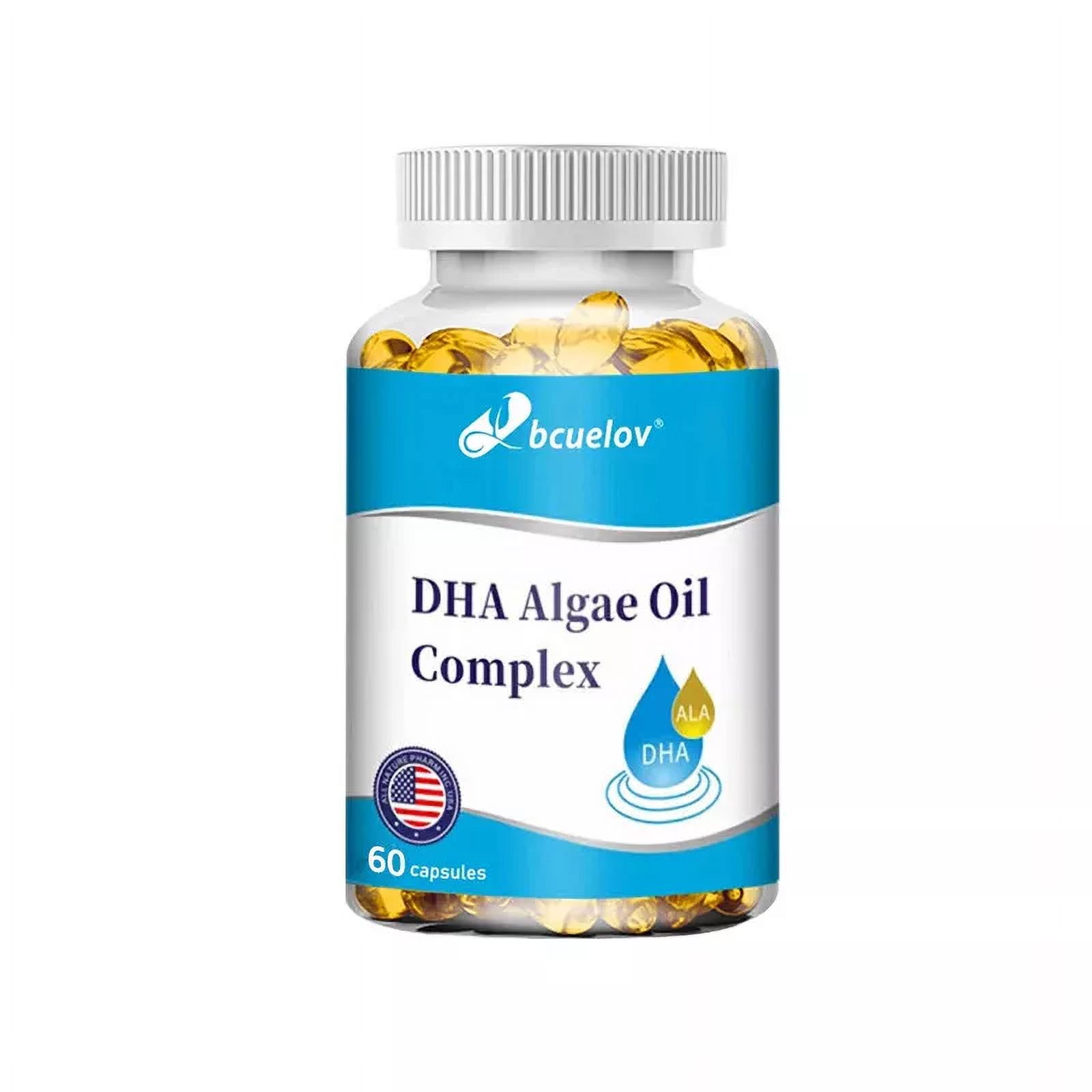 Wellvita Natural Algae Oil DHA, Easy To Absorb, Brain Tonic - 60 ...