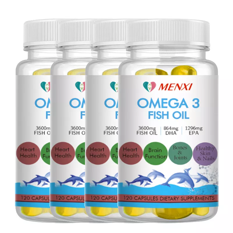 Wellvita OMEGA 3 xl sofgels 3600mg 120 Caspules FISH OIL Epa Dha ...