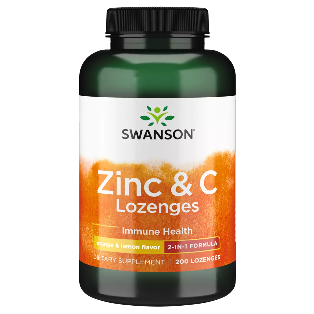Wellvita Swanson Zinc and C Lozenges - Orange and Lemon Flavor 200 ...
