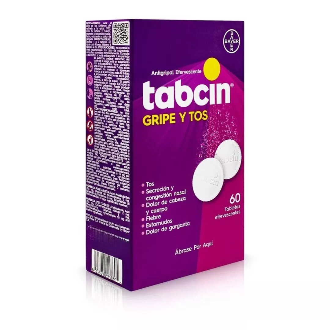 Wellvita Tabcin Cold & Cough 60 Efervescent - Walmart.com