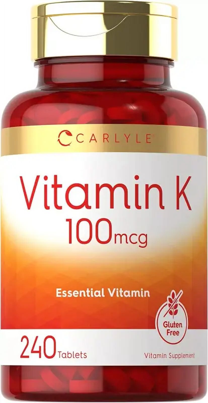 Wellvita Vitamin K 100mcg | 240 Tablets | Vegetarian, Non-GMO ...