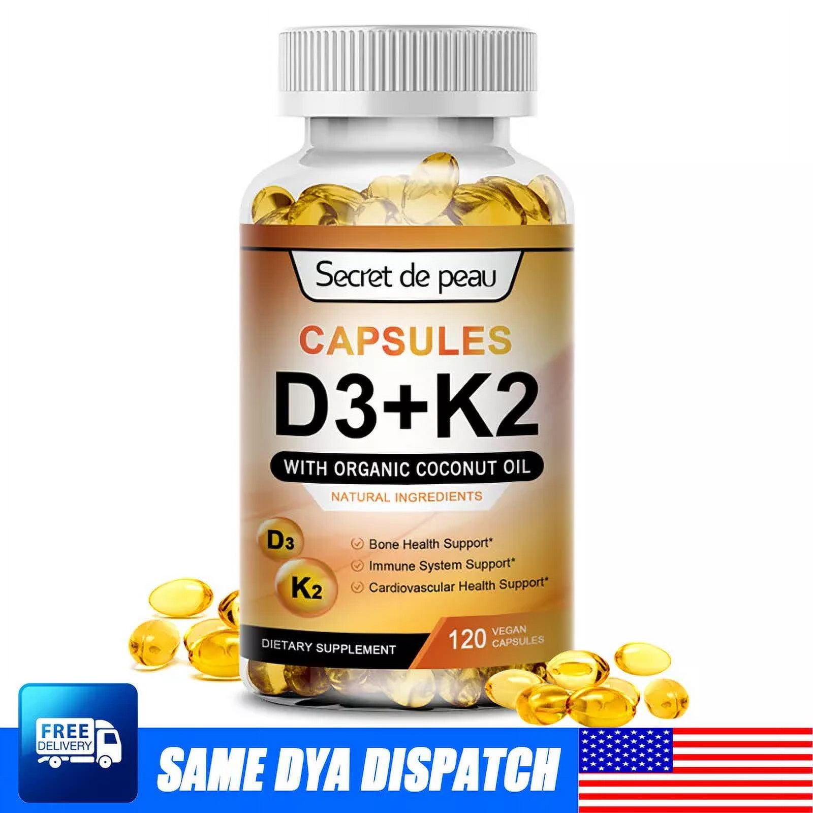 Wellvita Vitamin K2 & D3 Vitamin Supplement with BioPerine, Boost ...