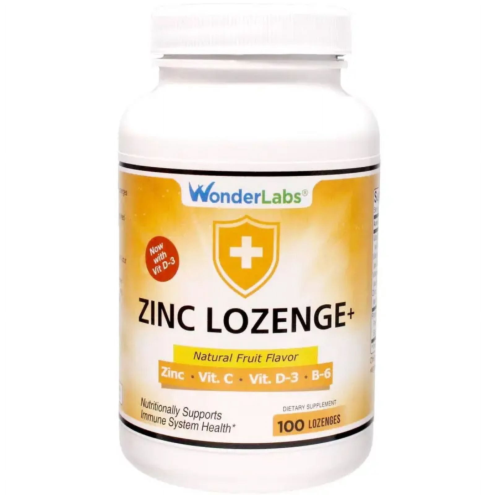 Wellvita Zinc Lozenges with Vitamin C - Fruit Flavored, 100 Lozenges ...